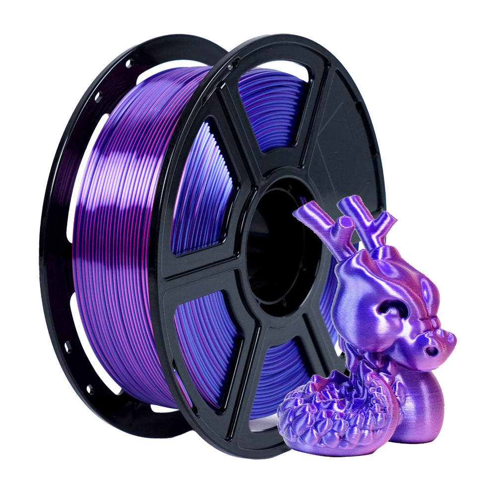 PLA Silk Dual Color Filament - High-Quality 3D Printing