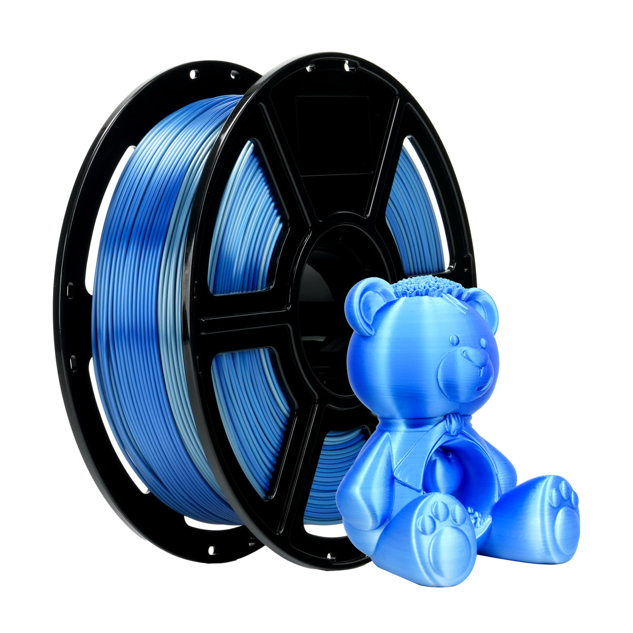 PLA Silk Rainbow for 3D Printing - Vibrant and Silky Finish